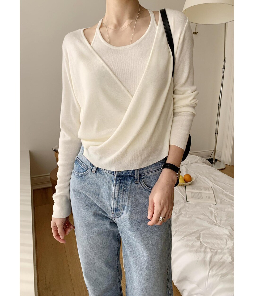 Wrap Mood Top / Wrap Knit Top / Halter Neck Top / Cross Wrap Top ...