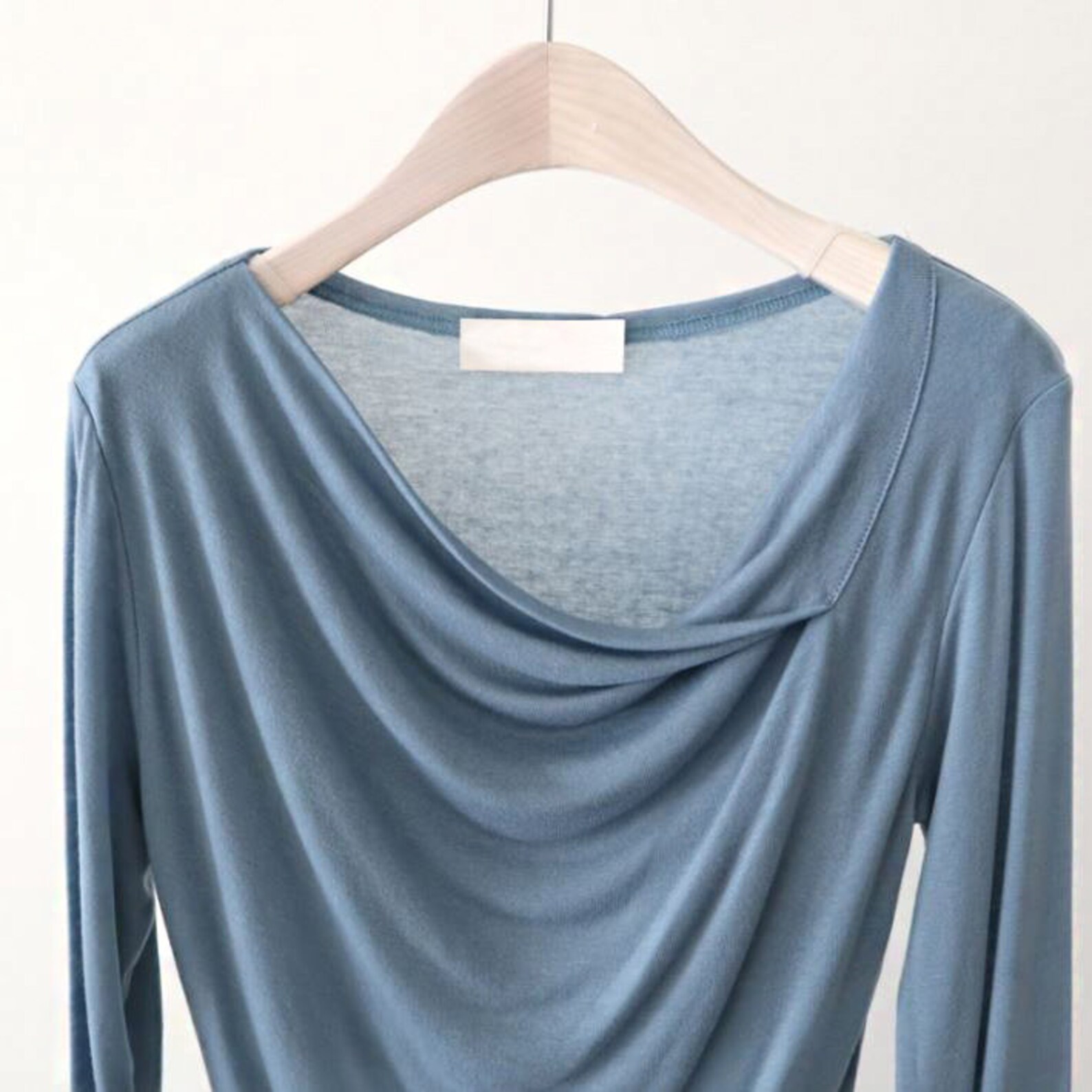 Tops for Women / Unbalanced Shirring Neck Top / Shirring - Etsy