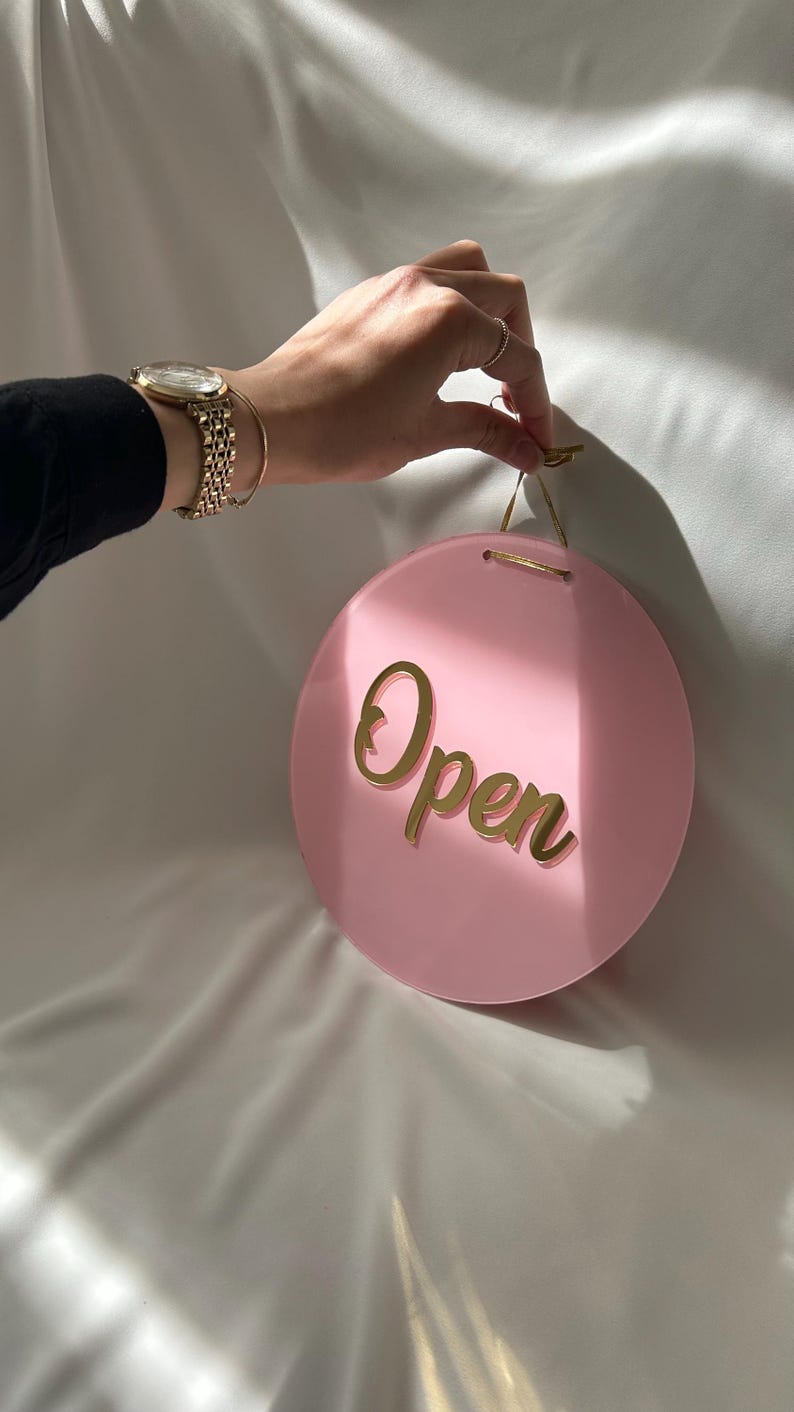 Open-closed Sign for Your Storefront- Customizable Hand-painted ...