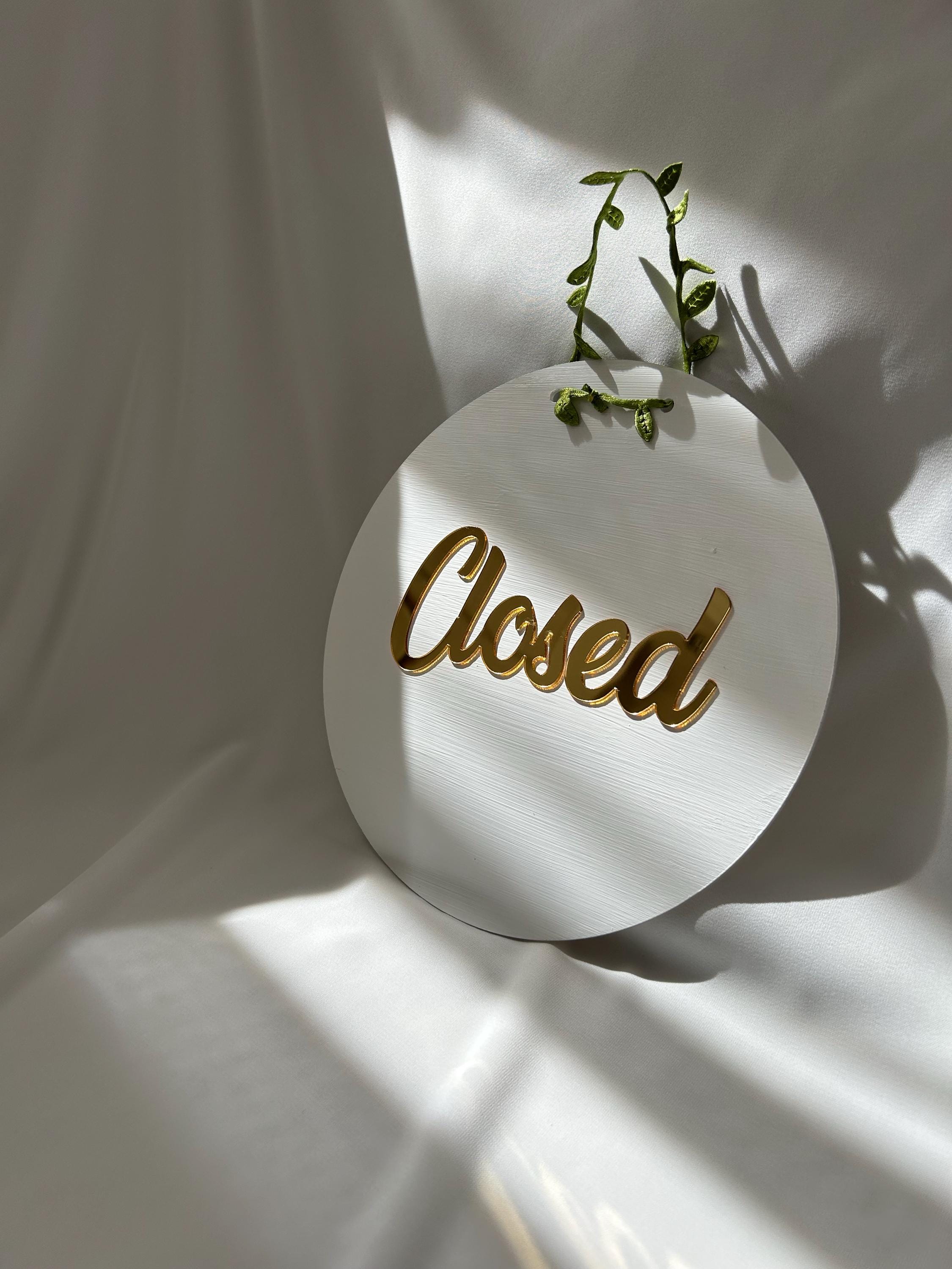 Open-closed Sign for Your Storefront- Customizable Hand-painted ...