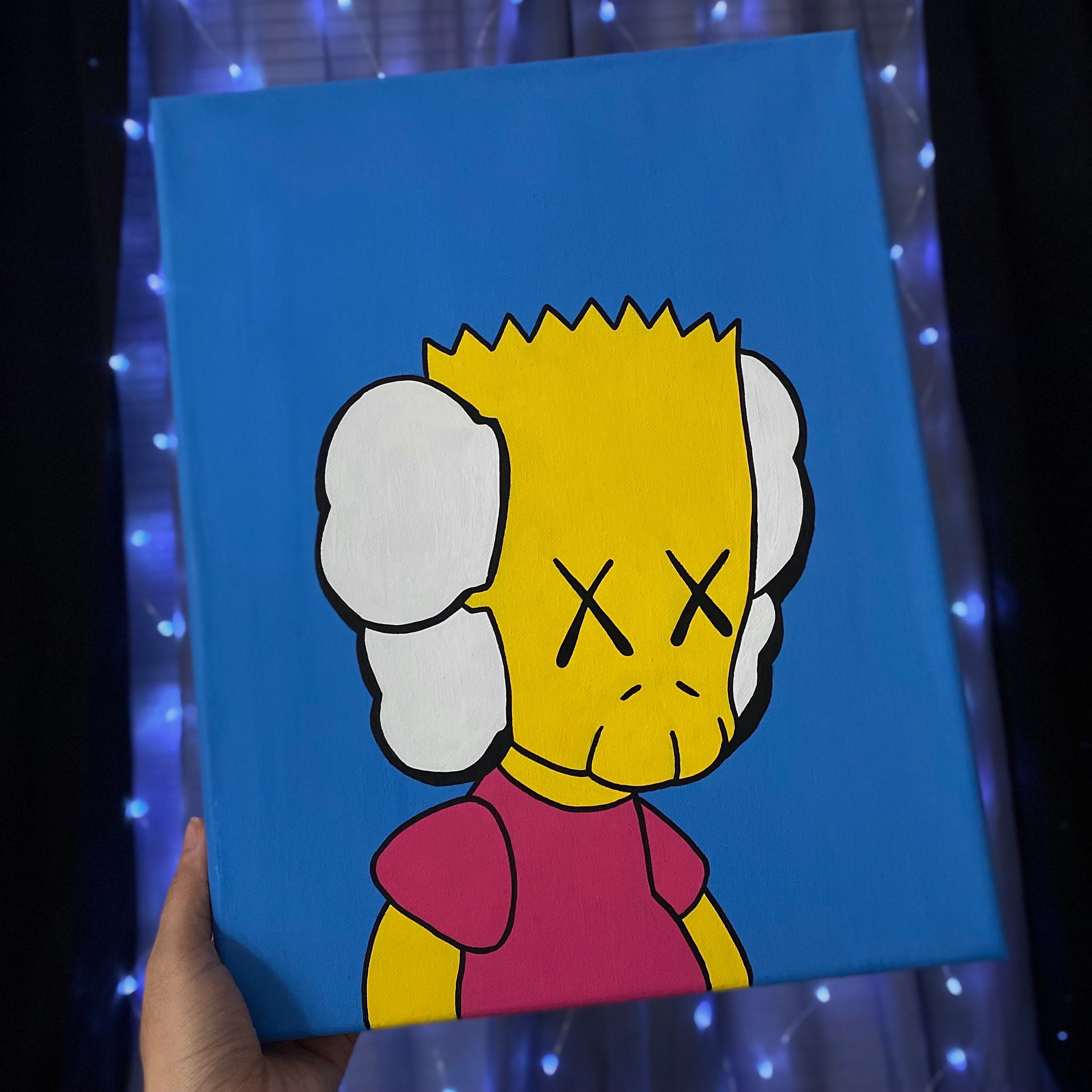 KAWS PAINTING | Hypebeast, Acrylic Painting, Art, Canvas Painting - Etsy