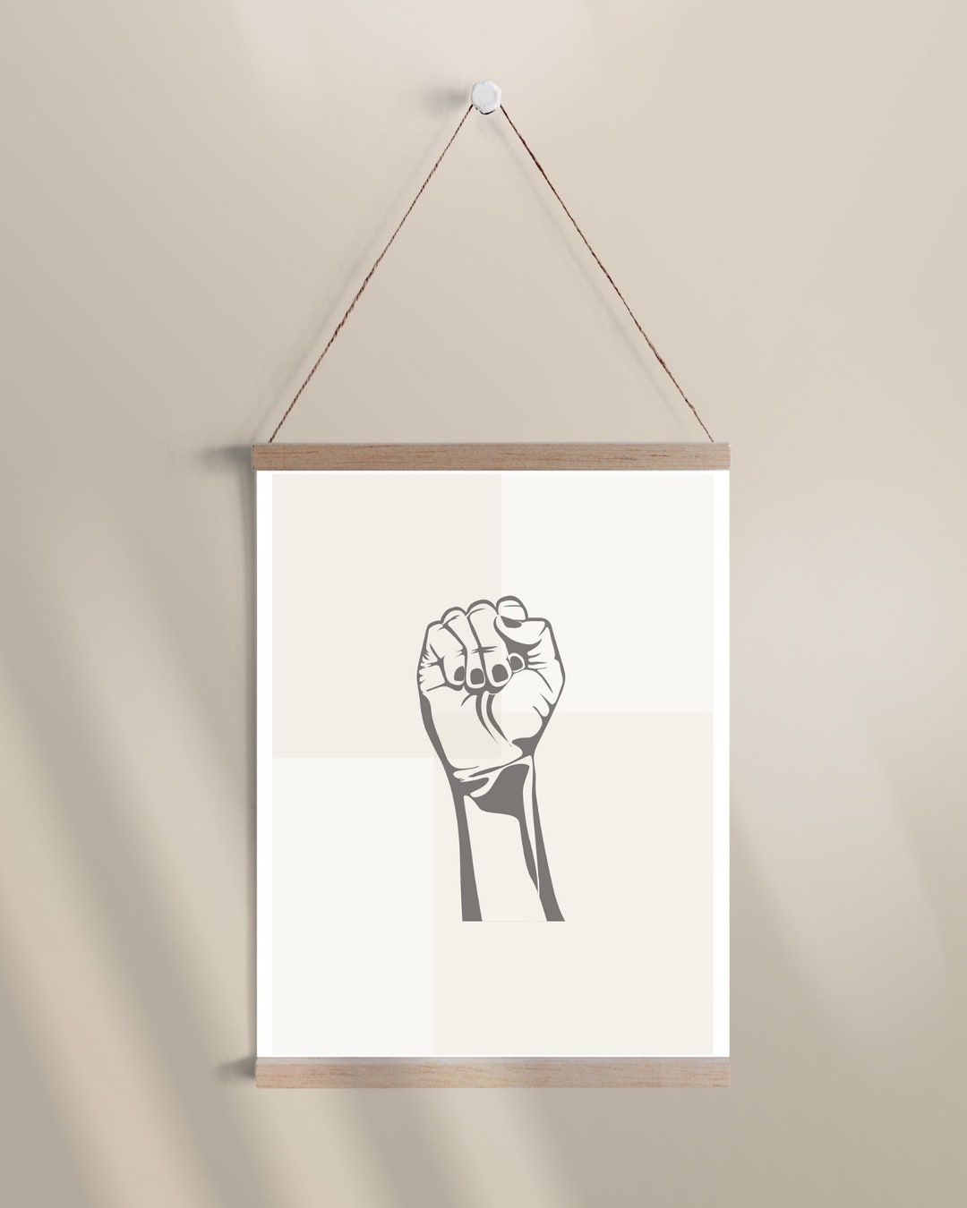 Black Lives Matter Art Printable, BLM Instant Download, Fist Wall Art ...