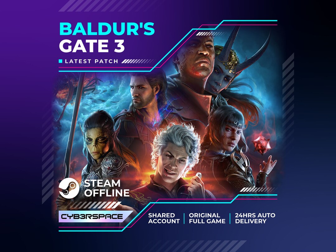 Baldur's Gate 3 Baldur Gate 3 Steam Offline Instant - Etsy Canada