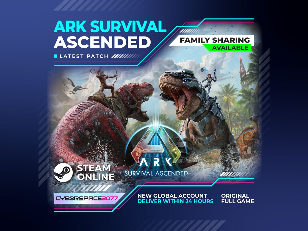 ARK Survival Ascended New Global Account Family Library - Etsy Australia