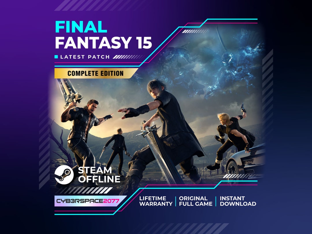 Final Fantasy 15 Complete Edition FF15 Steam sin conexión - Etsy España