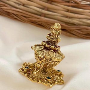 Vermilion Boxes (2) - Wedding Favors, Pooja Essentials, Mom Gift ...