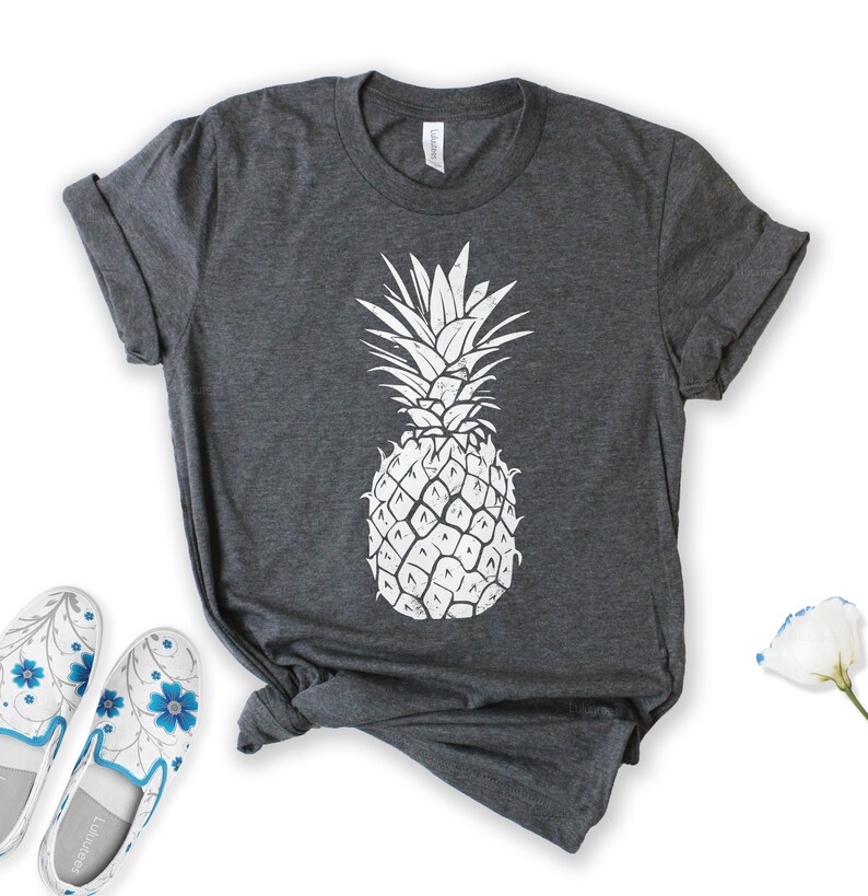 Pineapple Shirt Shirts For Women Graphic Tees Foodie Shirt Etsy