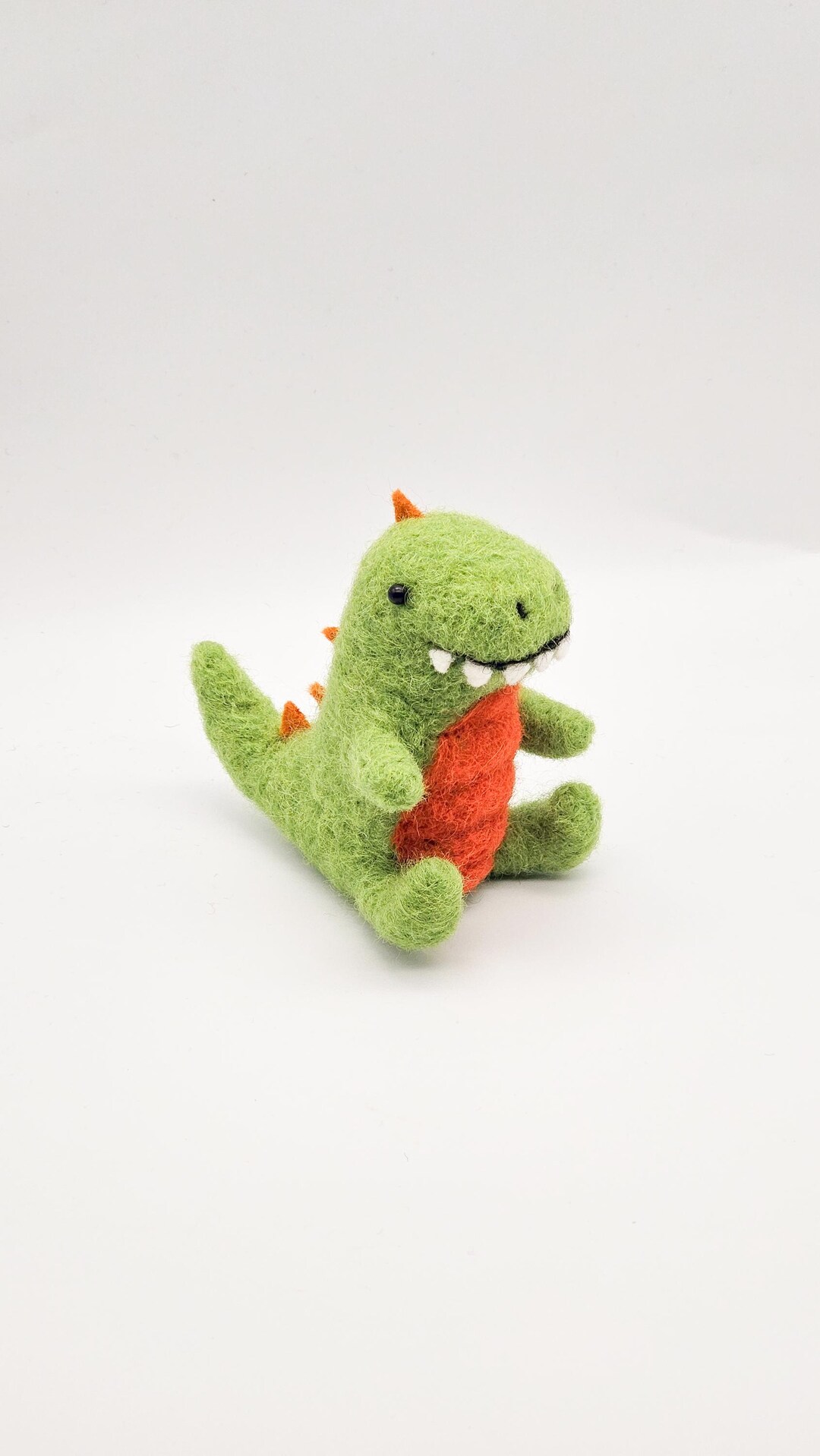 Woolly T-rex - Dinosaur Dino Needle Felted Handmade Decoration - Etsy