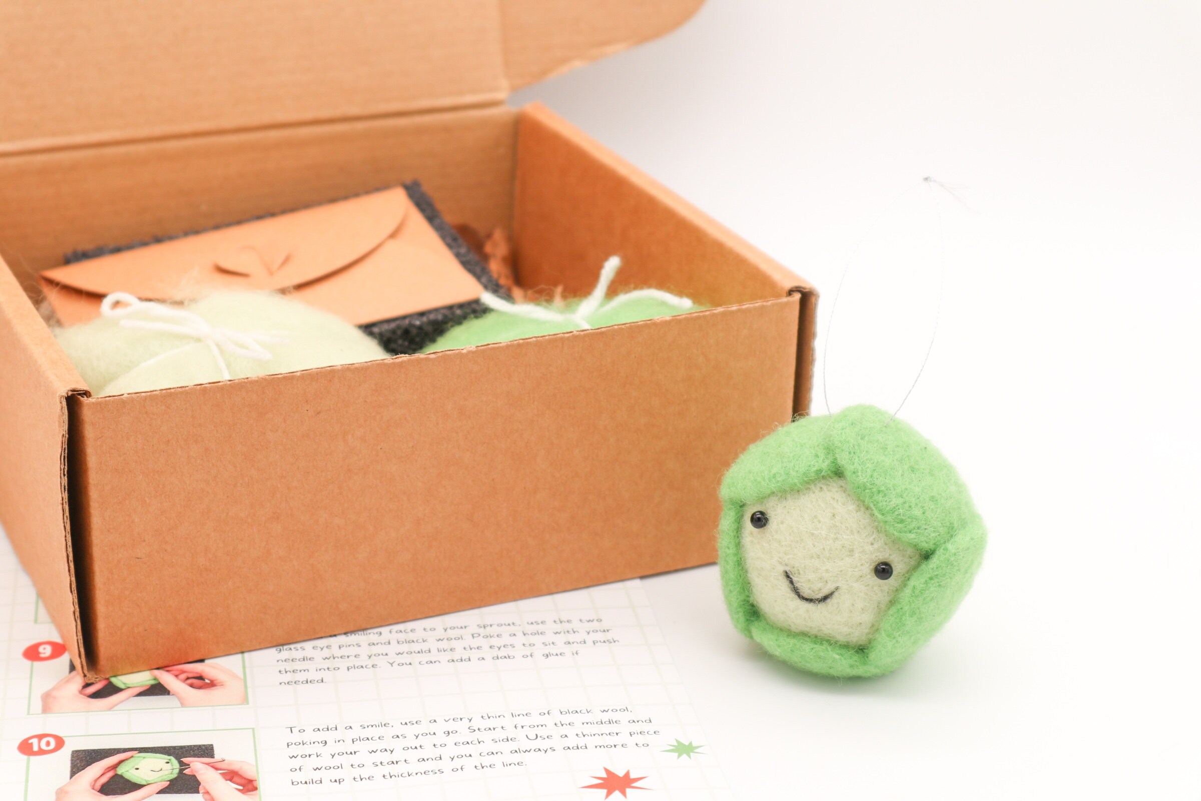 DIY Kit Woolly Sprout Needle Felting Beginners Craft Kit - Etsy