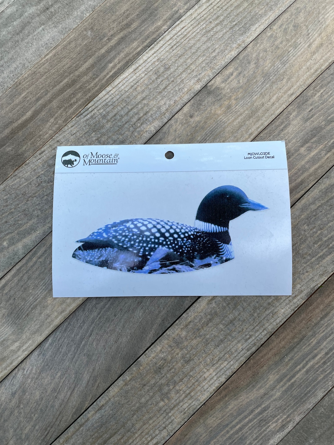 Loon Cutout Sticker/decal - Etsy