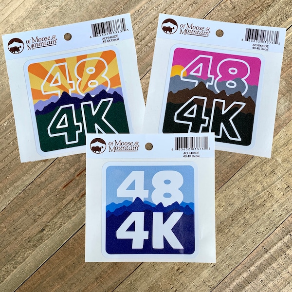 4k Sticker - Etsy