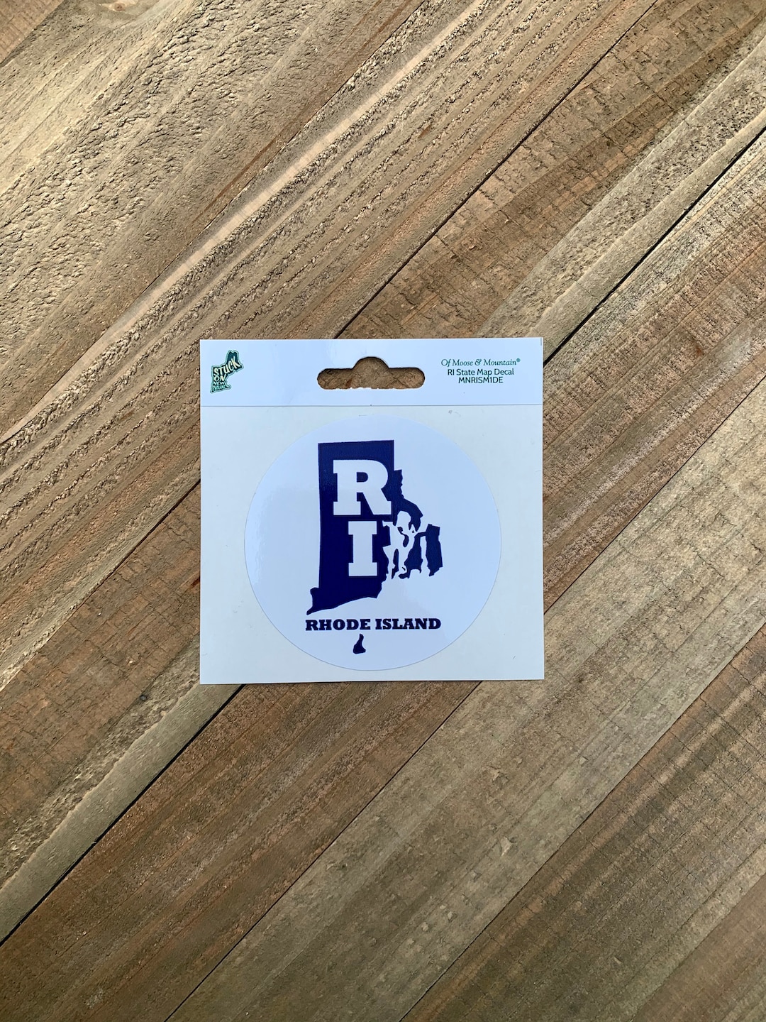 Rhode Island State Map Sticker/decal - Etsy