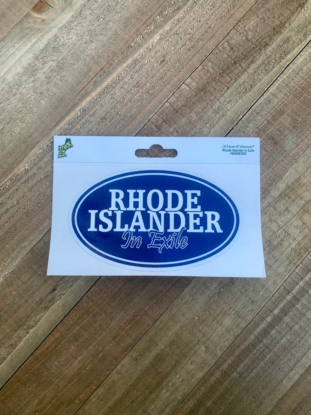 Rhode Islander RI in Exile Sticker/decal Rhode Island - Etsy