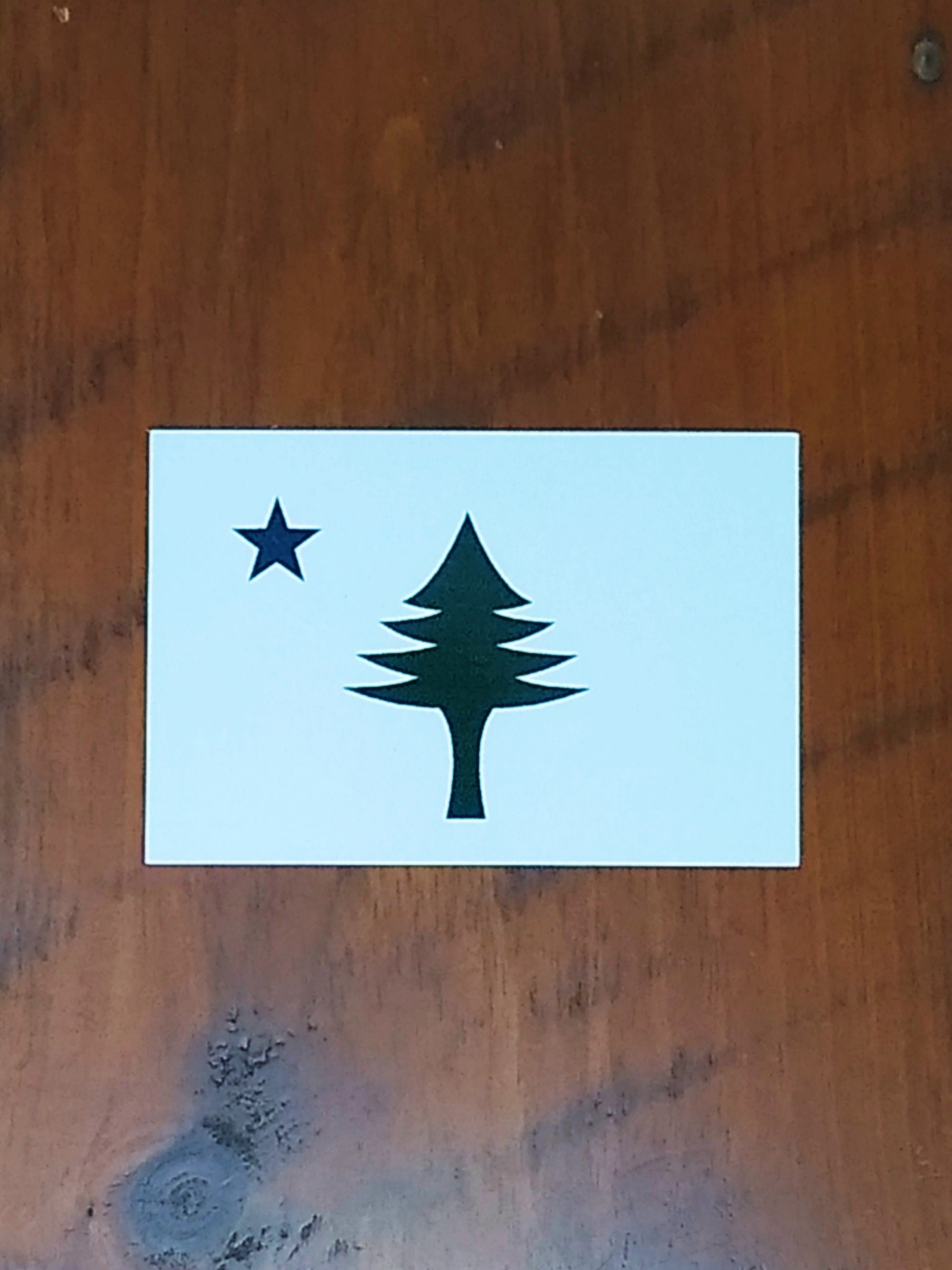 Maine's First Flag Sticker/decal - Etsy