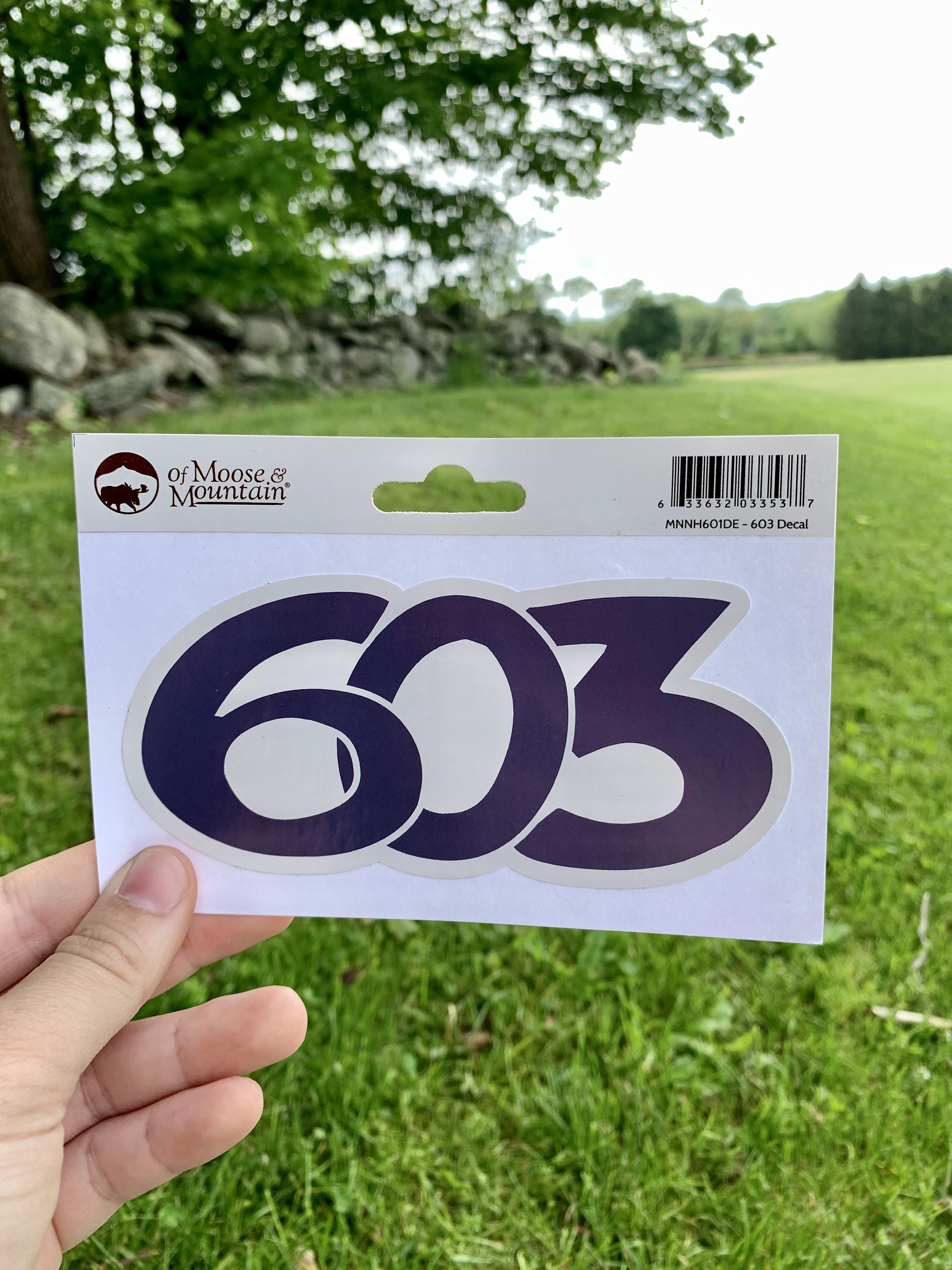 New Hampshire Area Code 603 Sticker/decal - Etsy