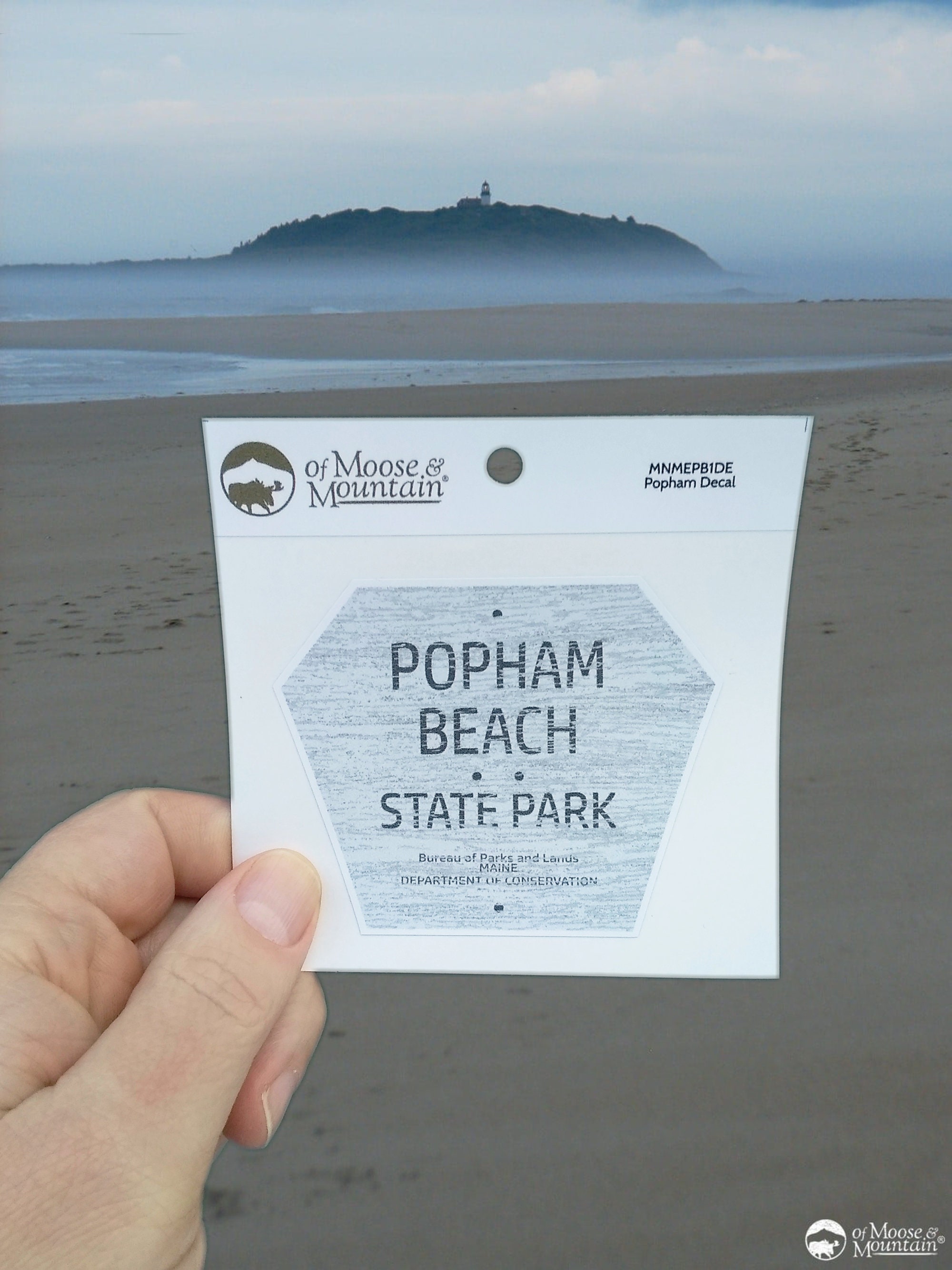 Popham Beach State Park Maine Sticker/decal - Etsy