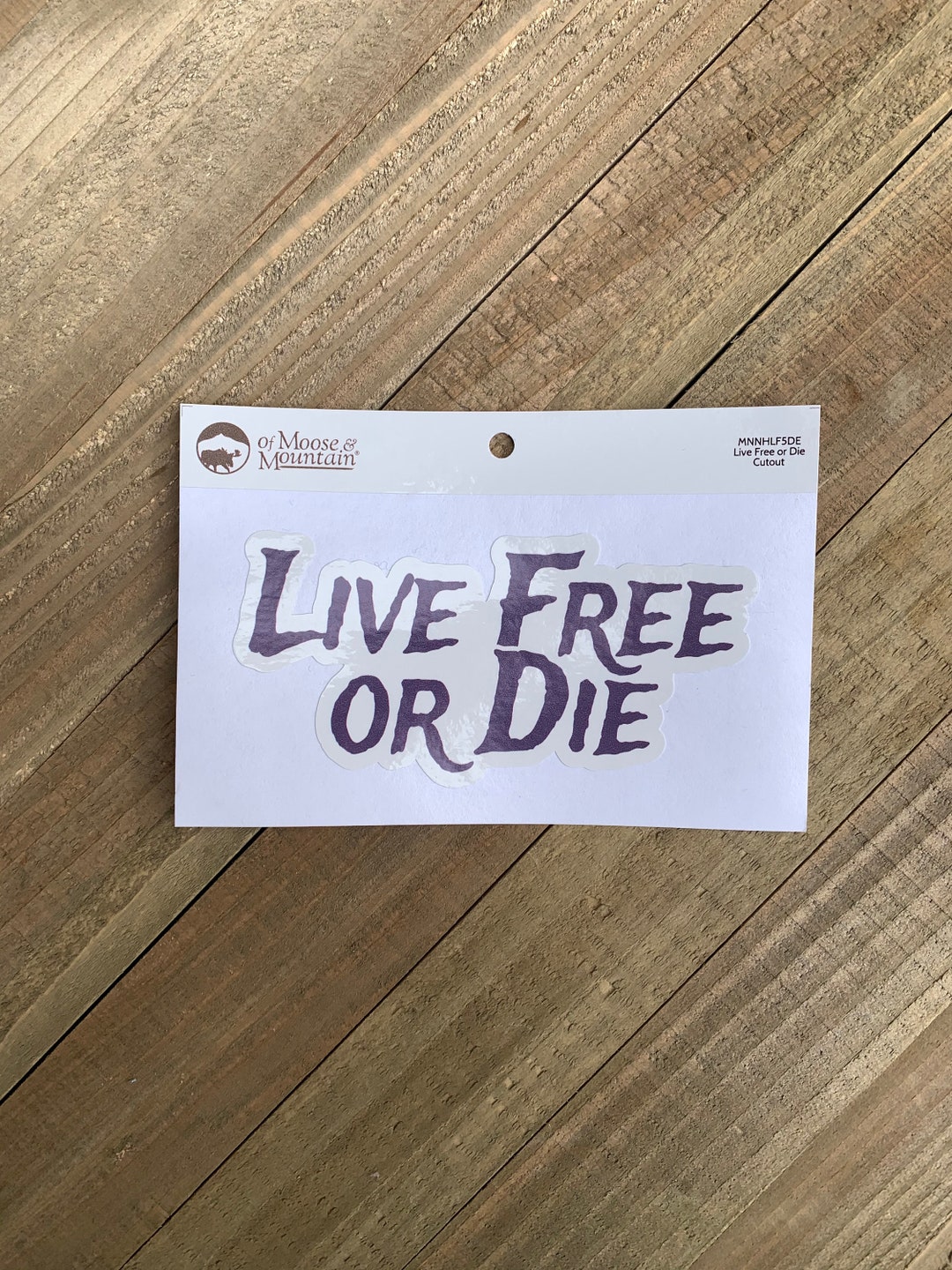 Live Free or Die Cutout Sticker/decal - Etsy