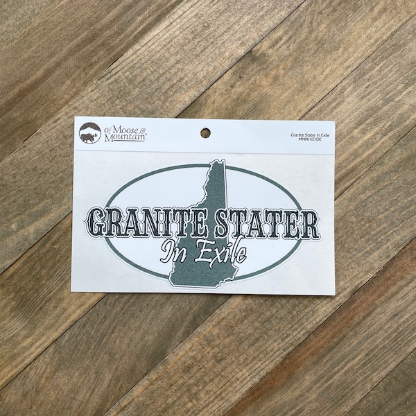 Granite Stater Decal - Etsy