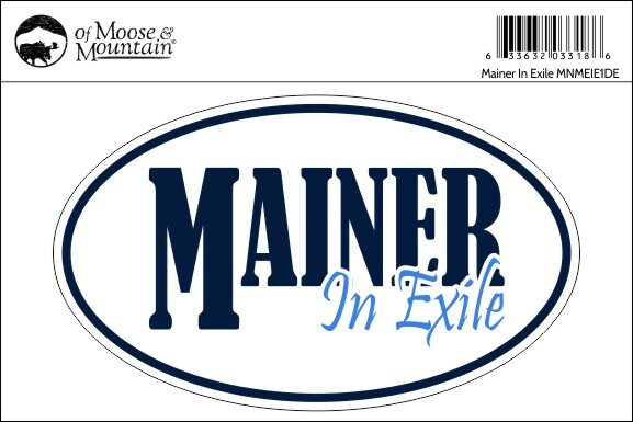 Mainer in Exile Sticker/decal - Etsy Mainer in Exile Sticker/decal - Etsy