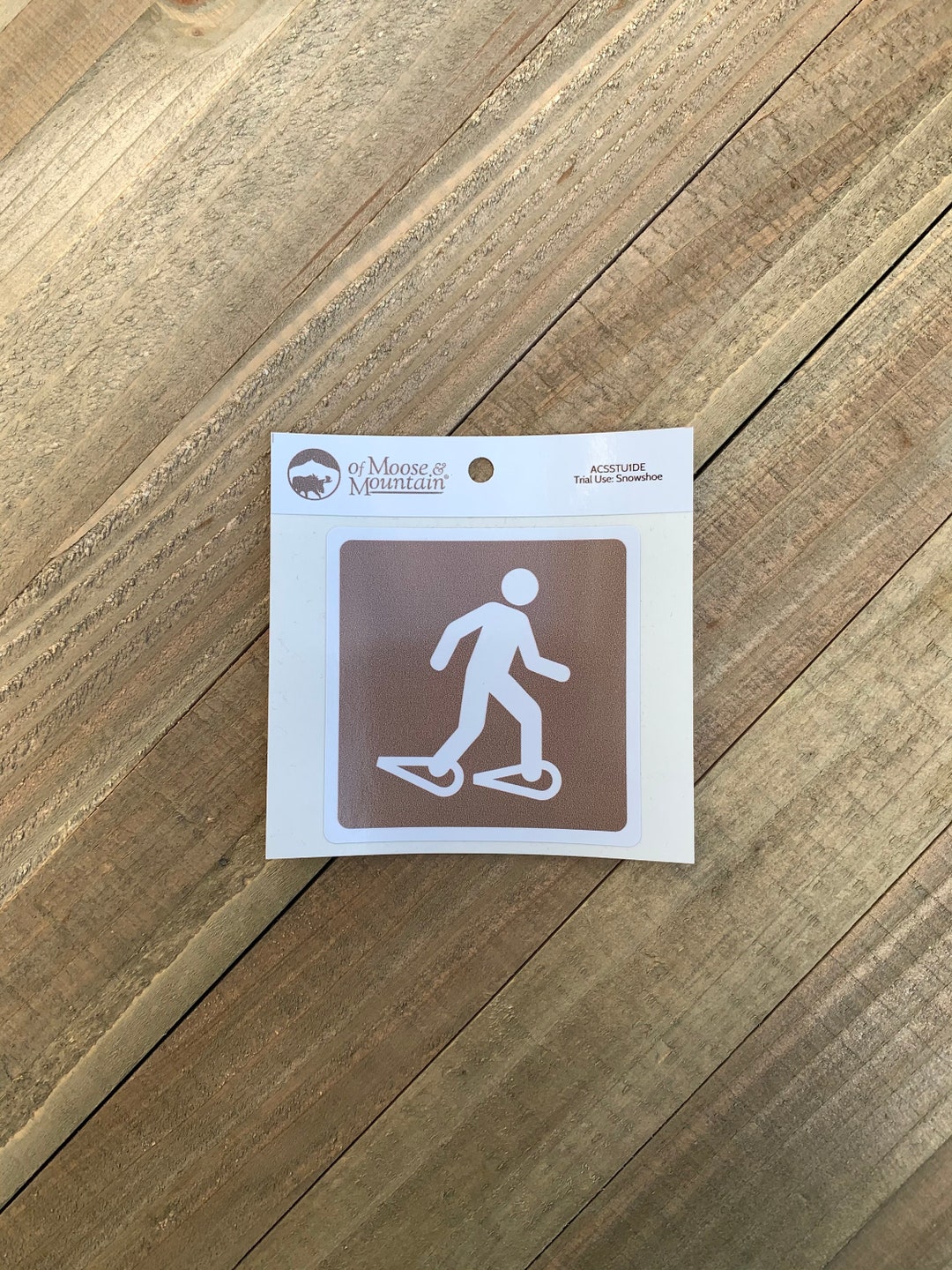 Snowshoe Trail Use Snowshoeing Sign Adventure Sticker/decal - Etsy