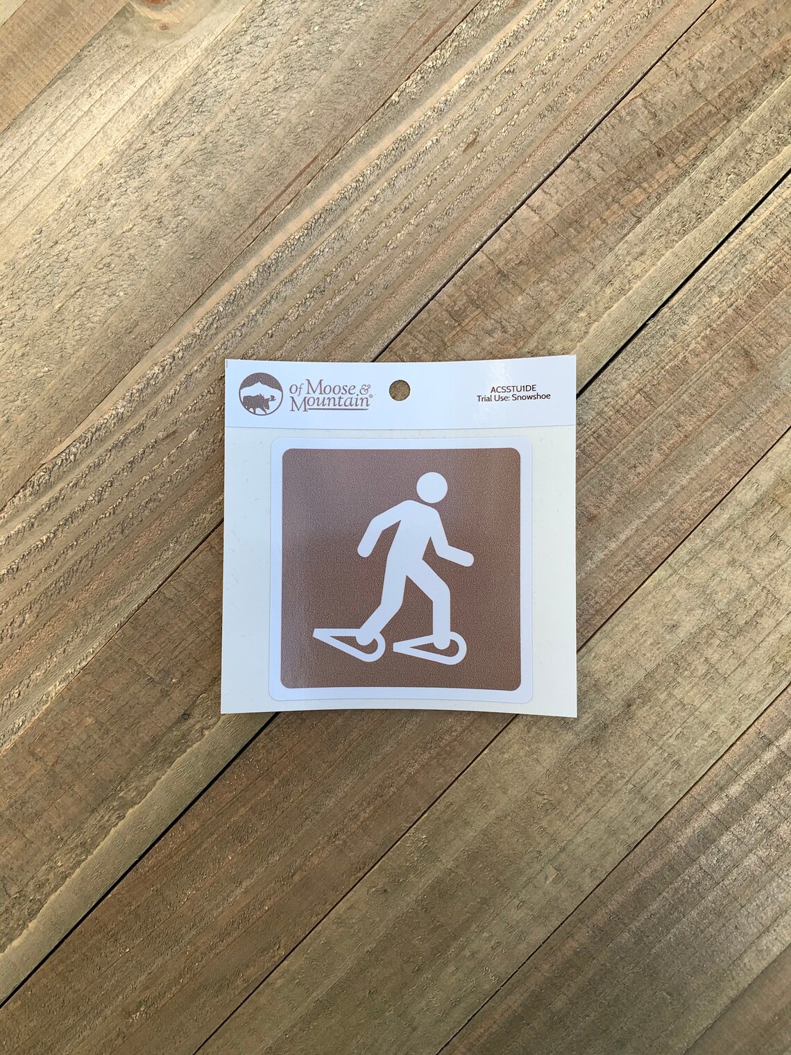Snowshoe Trail Use Snowshoeing Sign Adventure Sticker/decal - Etsy
