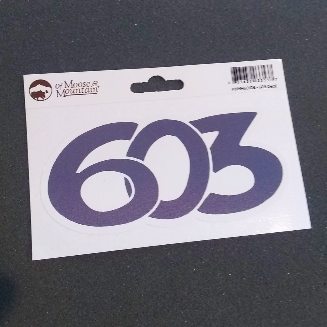 New Hampshire Area Code 603 Sticker/decal - Etsy