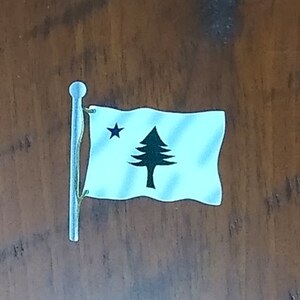 Maine's First Flag Sticker/decal - Etsy