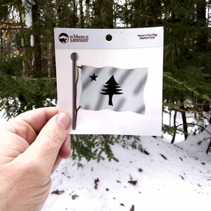 Maine's First Flag Sticker/decal - Etsy