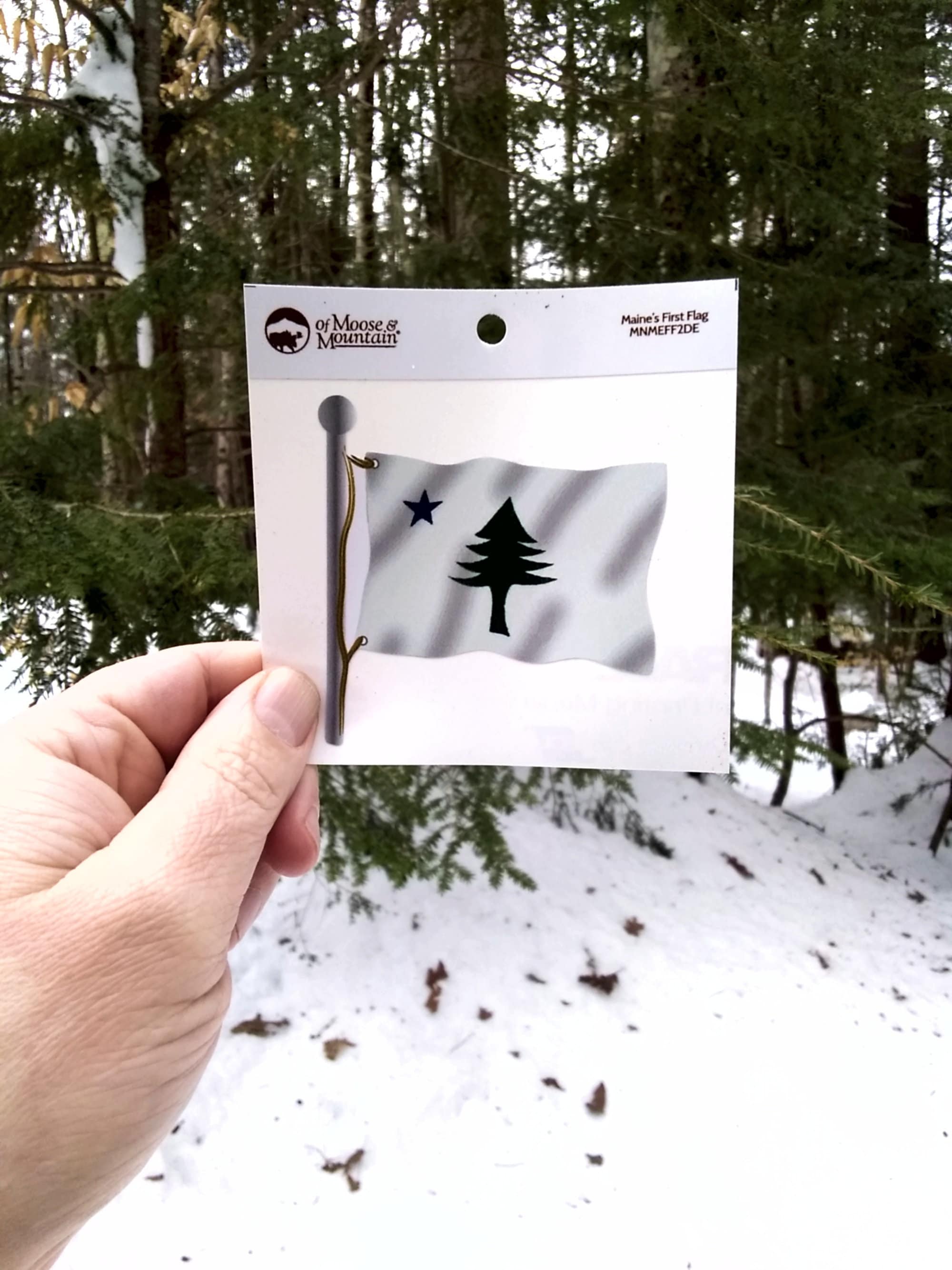 Maine's First Flag Sticker/decal - Etsy