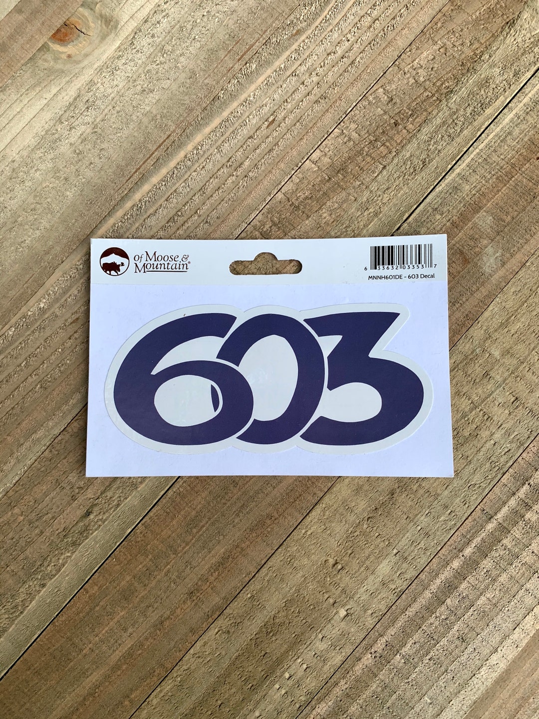 New Hampshire Area Code 603 Sticker/decal - Etsy
