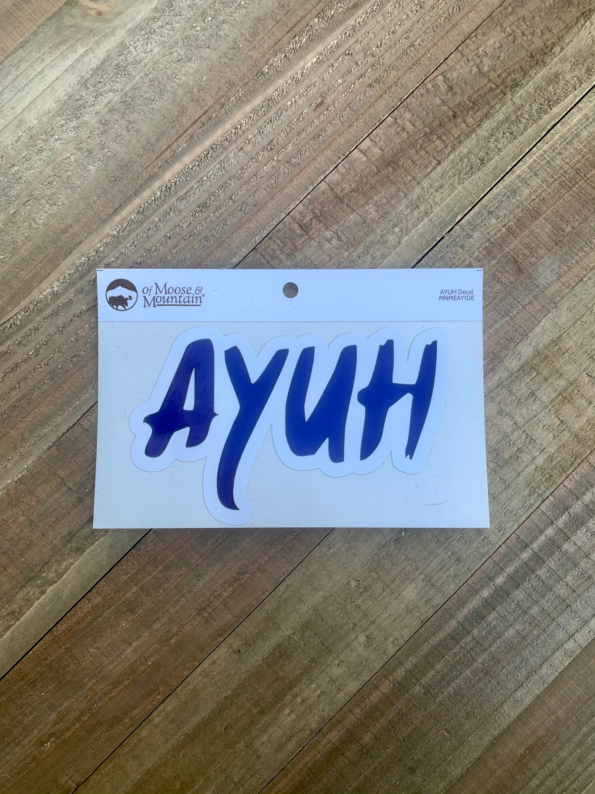 Ayuh Maine Local Saying Sticker/decal - Etsy