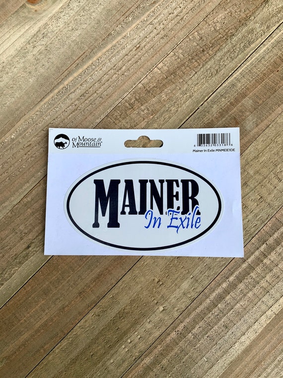 Mainer in Exile Sticker/decal - Etsy