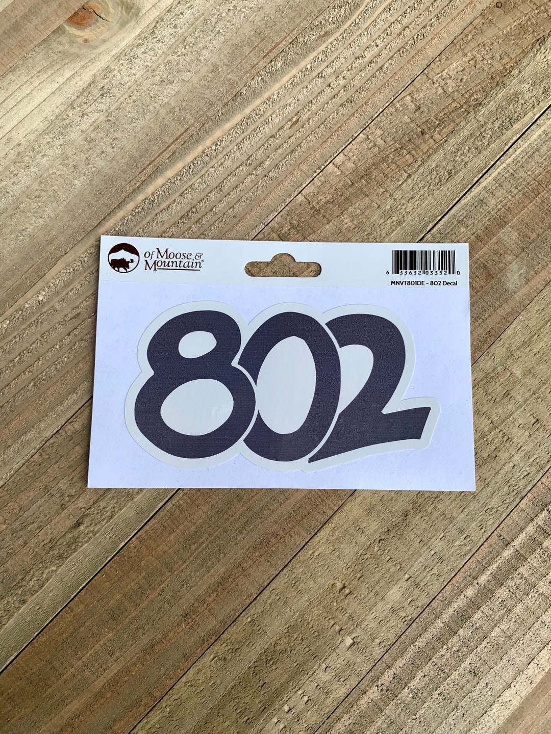 Vermont Area Code 802 Sticker/decal - Etsy