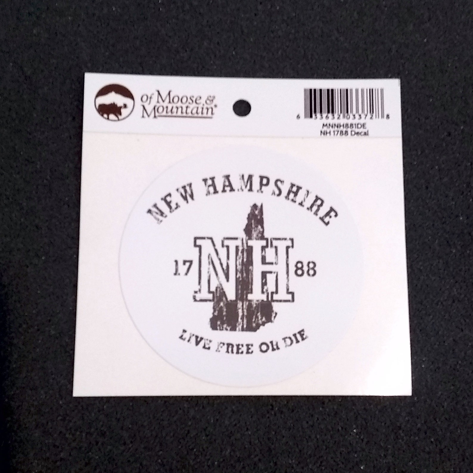 New Hampshire NH 1788 Live Free or Die Sticker/decal - Etsy