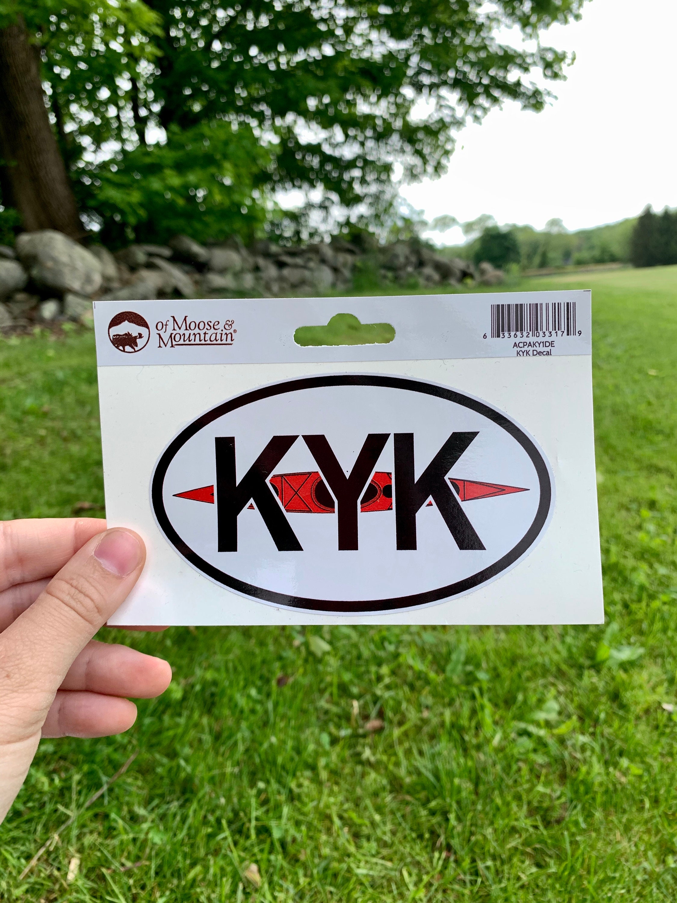 KYK (kayak) Sticker/decal - Etsy