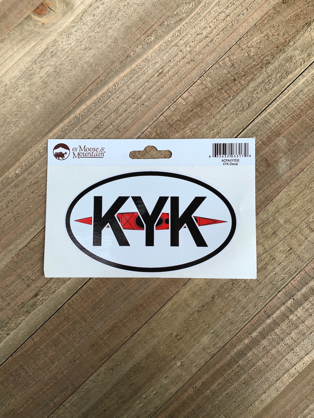 KYK (kayak) Sticker/decal - Etsy