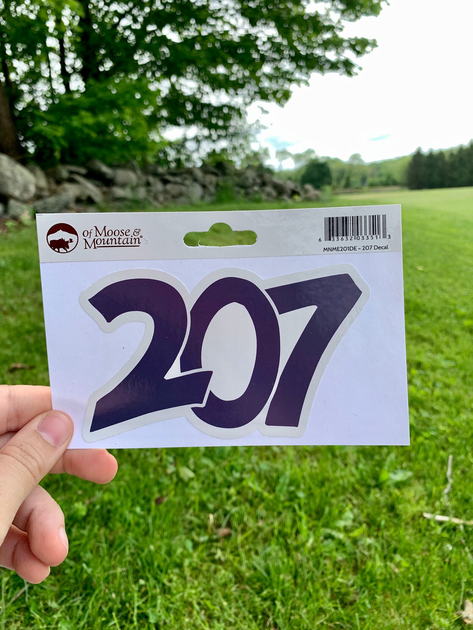 207 Maine Area Code Sticker/decal - Etsy