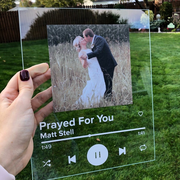 Custom Glass Album Cover - Etsy