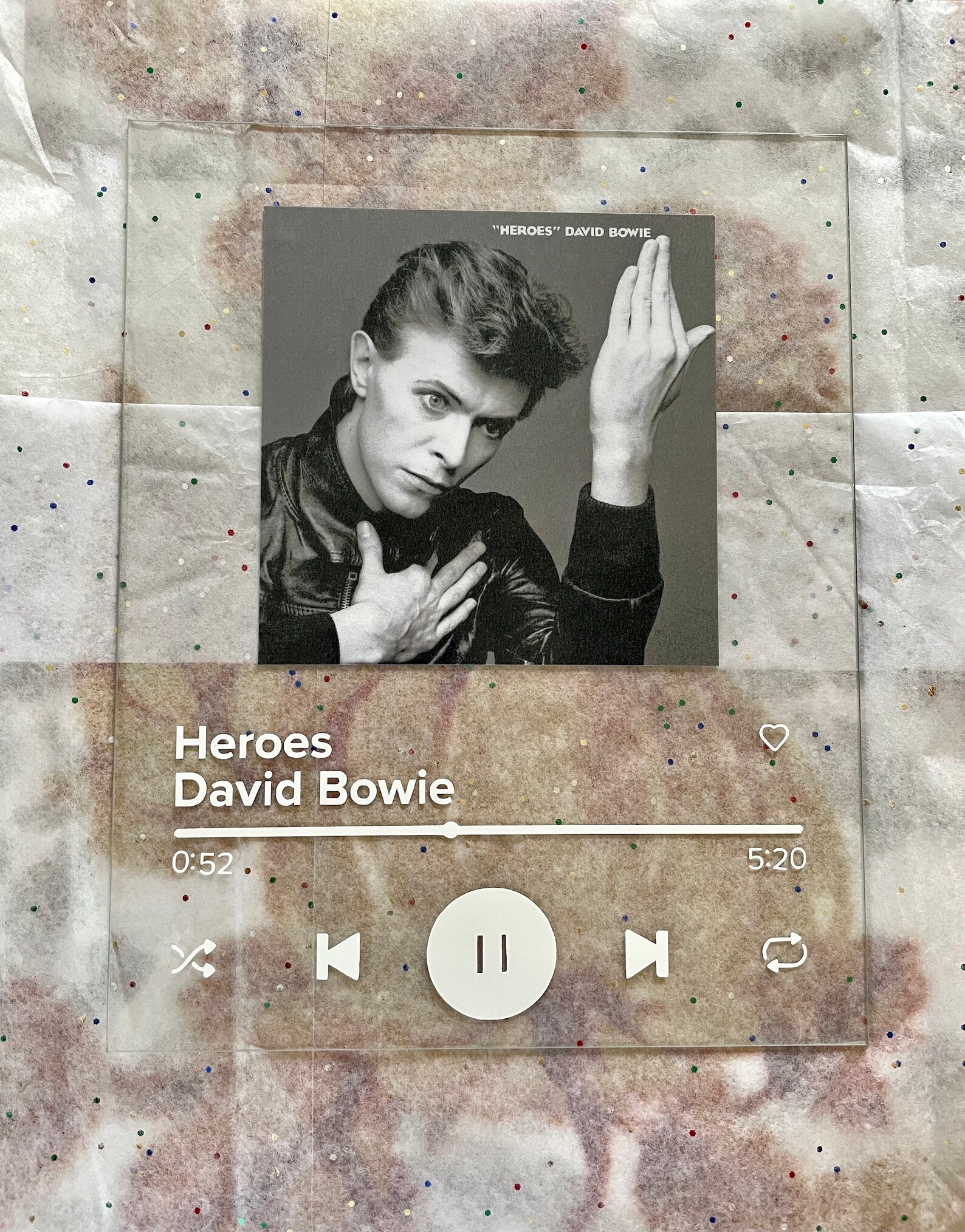 Custom Acrylic Song Album Cover Glass Album Cover Wall Art - Etsy