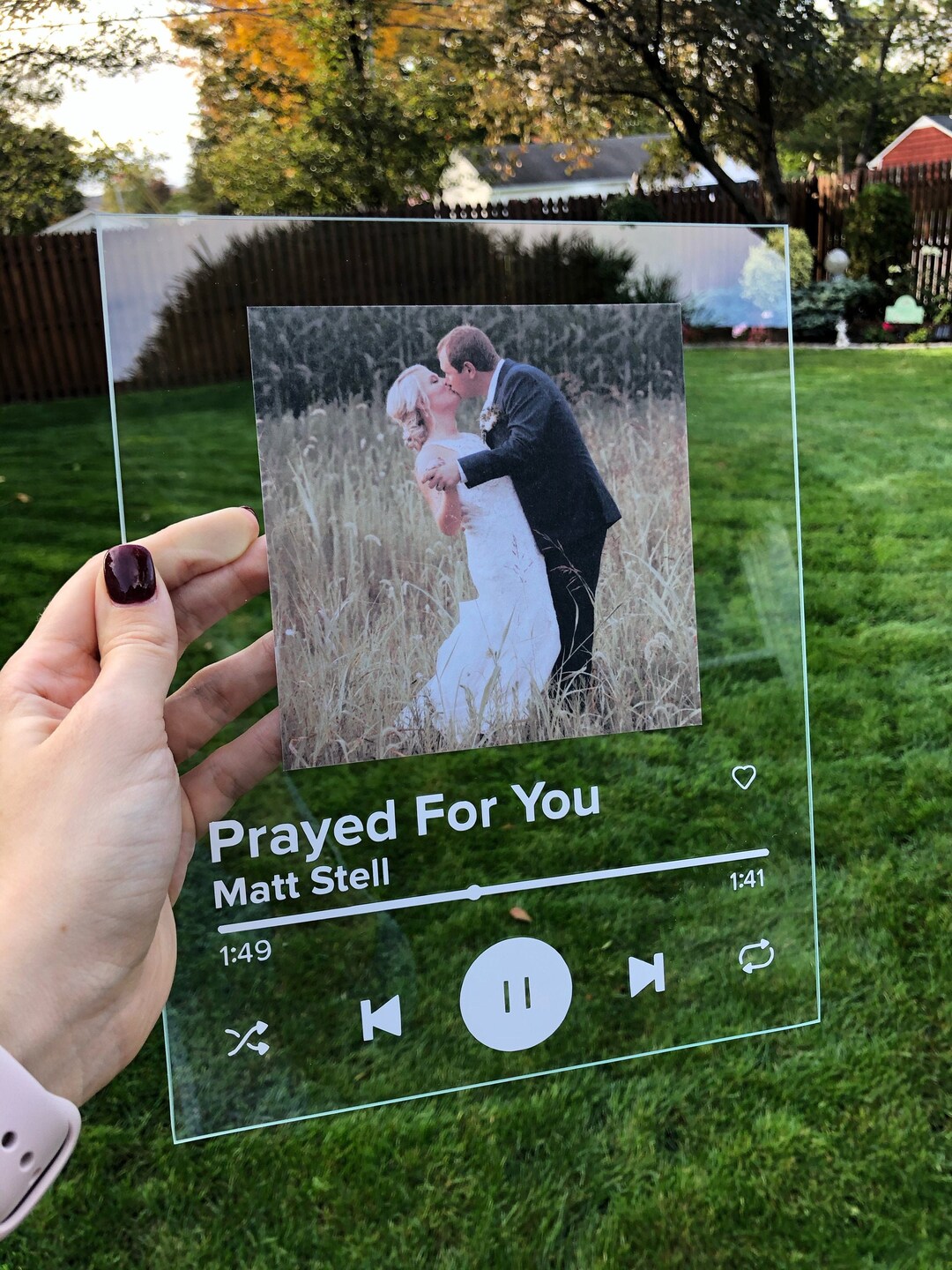 Custom Acrylic Song Album Cover - Glass Album Cover Wall Art - Custom ...