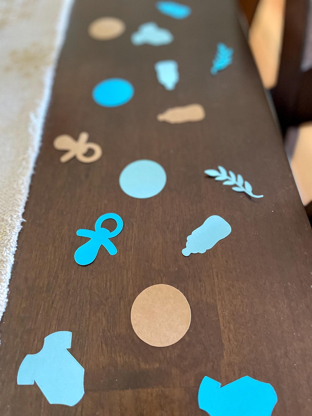 Baby Shower Table Confetti, Gender Reveal Table Confetti, Baby Bottle ...