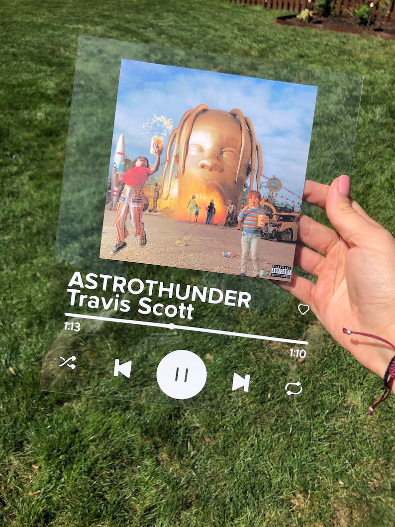 Custom Acrylic Song Album Cover Glass Album Cover Wall Art - Etsy