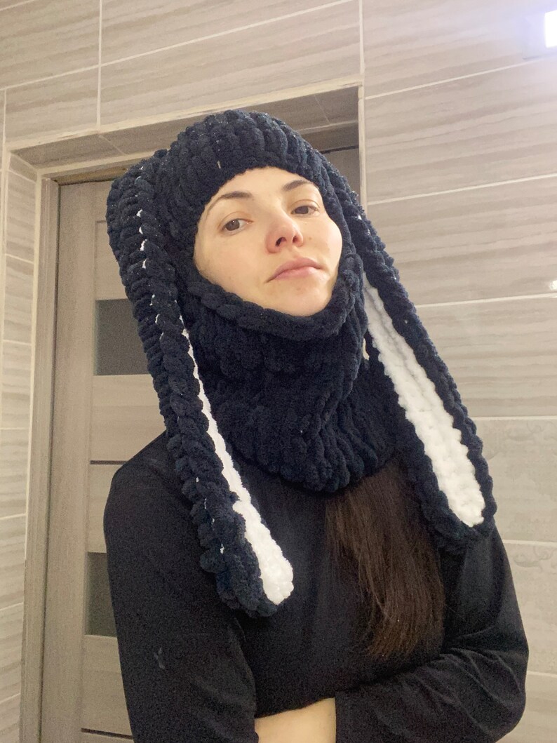 Balaclava Knitted, Warm Original Hand Knitted Winter Hat Balaclava, Hat ...