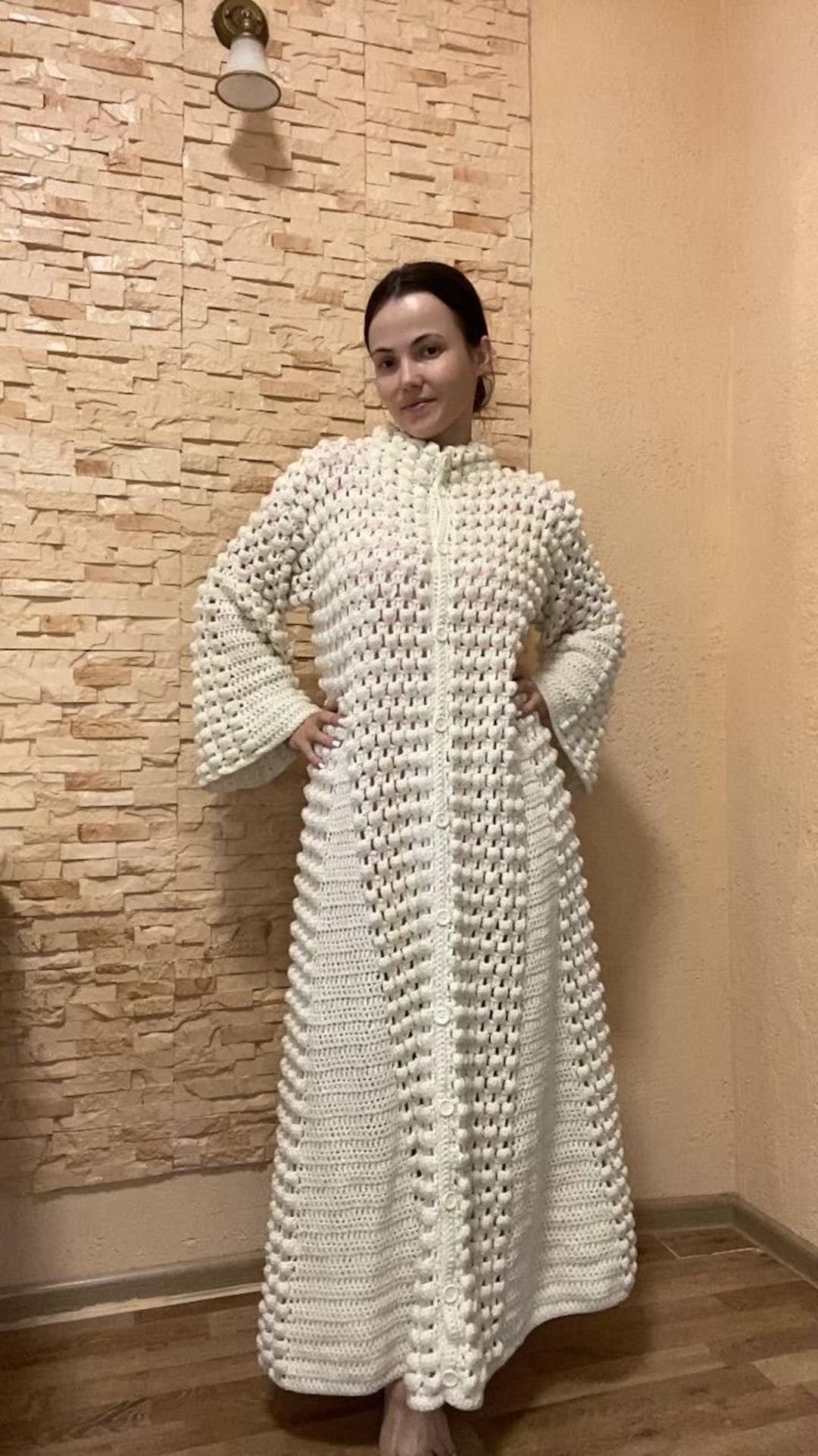 Crochet Pattern Cardigan Maria, Vintage Coat Maria, Pattern Vintage ...