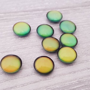 Mood Stones / Mood Ring / Colour Change / Mood Cabochons / Changing ...