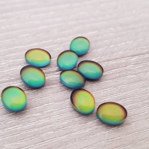 Mood Stones / Mood Ring / Colour Change / Mood Cabochons / Changing ...