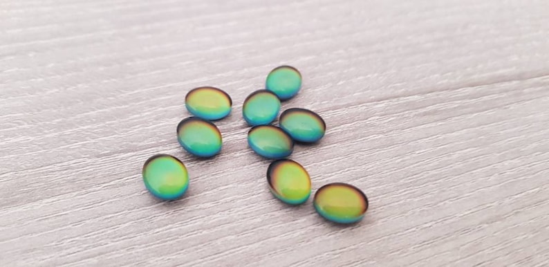 Mood Stones / Mood Ring / Colour Change / Mood Cabochons / Changing ...