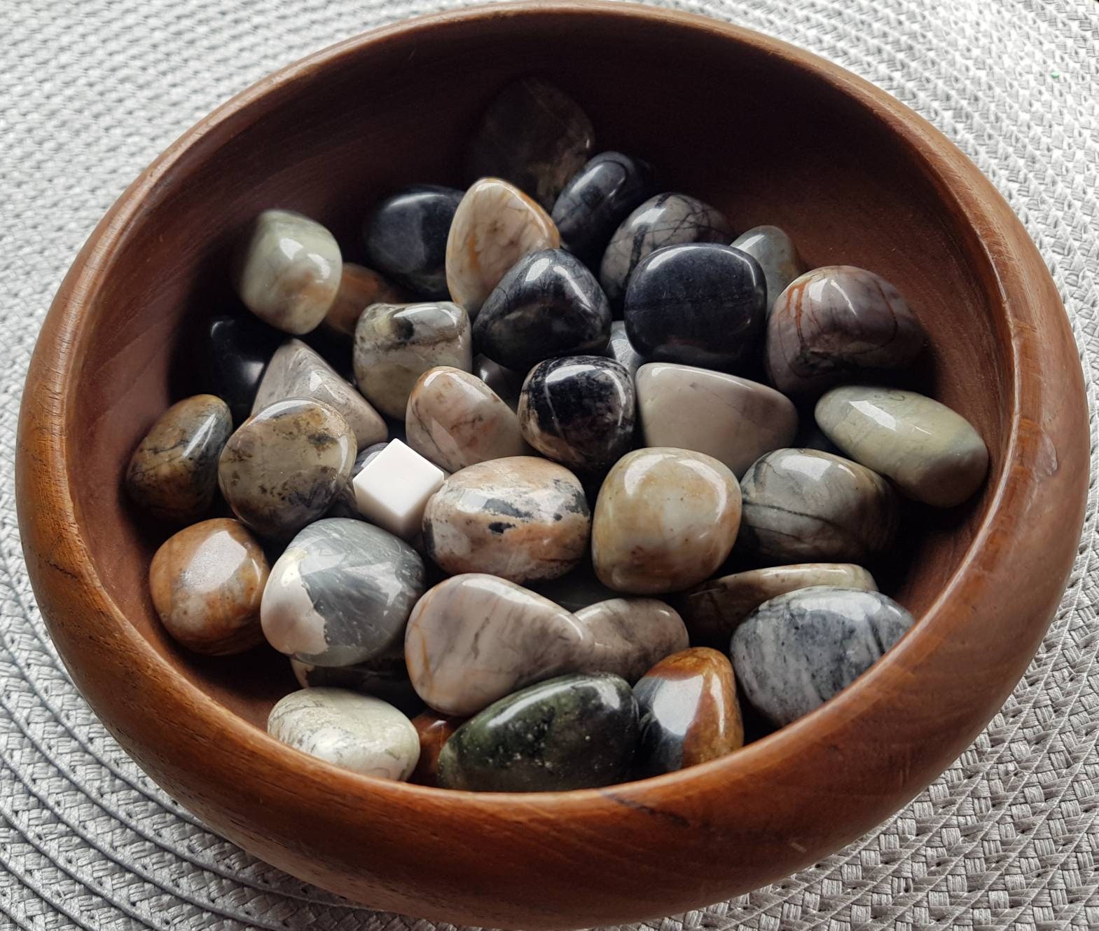 Picasso Jasper Gemstone Tumbled Stone / Natural Picasso Jasper - Etsy UK