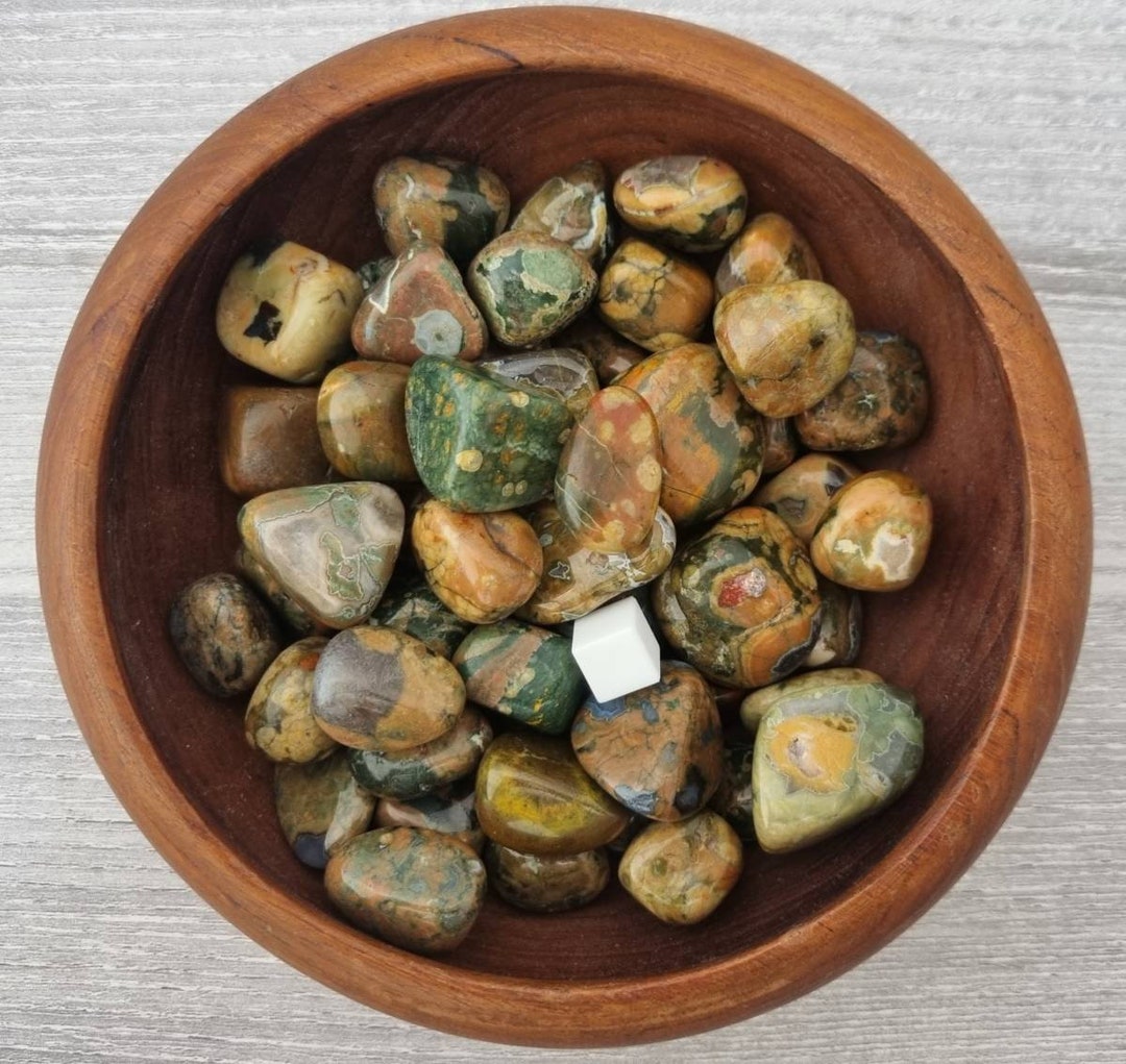 Rhyolite Tumbled Stone / Natural Rhyolite Tumblestone / 1 X Polished ...