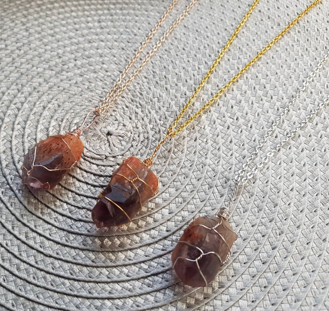 Super Seven Auralite Necklace / Natural Super Seven Necklace / Healing ...